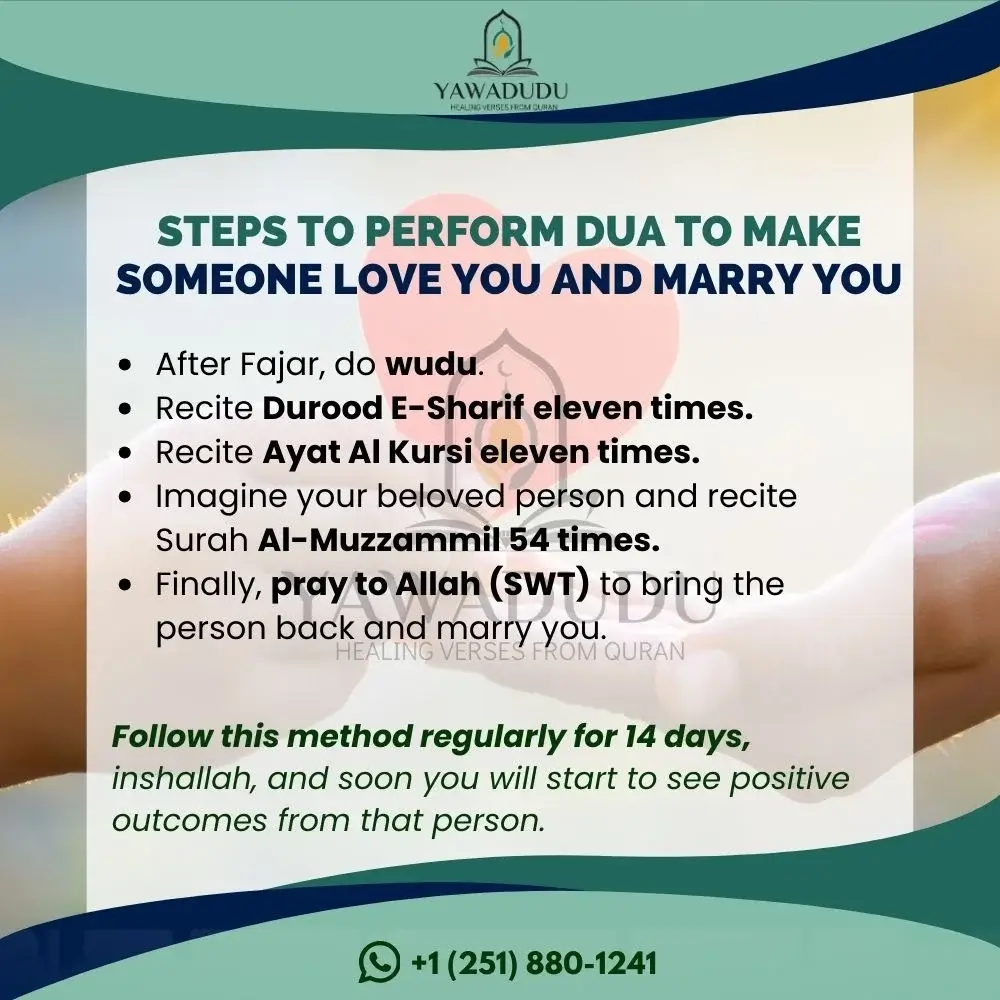 Powerful Dua to make someone love you and marry you (2024)